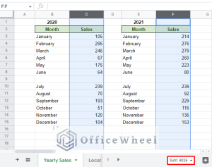 Google Sheets: Sum an Entire Column (4 Easy Ways) - OfficeWheel