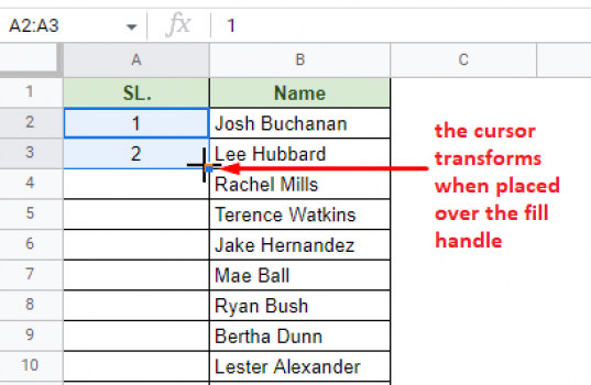 How to Automatically Add Numbers in Google Sheets - OfficeWheel How to Automatically Add Numbers in Google Sheets - OfficeWheel