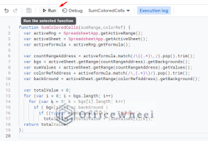 How to Sum Colored Cells in Google Sheets (2 Ways) - OfficeWheel