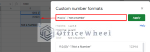 Google Sheets: Custom Number Format (A Comprehensive Guide) - OfficeWheel