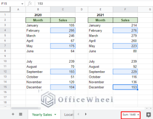 Google Sheets: Sum an Entire Column (4 Easy Ways) - OfficeWheel