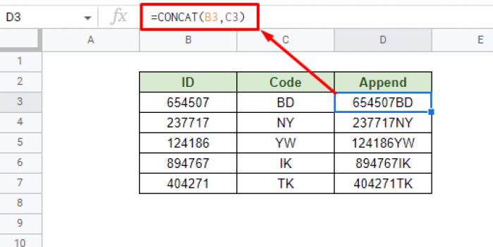How to Append Text in Google Sheets (An Easy Guide) - OfficeWheel How to Append Text in Google Sheets (An Easy Guide) - OfficeWheel