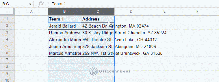 How to Format Cells to Fit Text in Google Sheets (2 Ways) - OfficeWheel