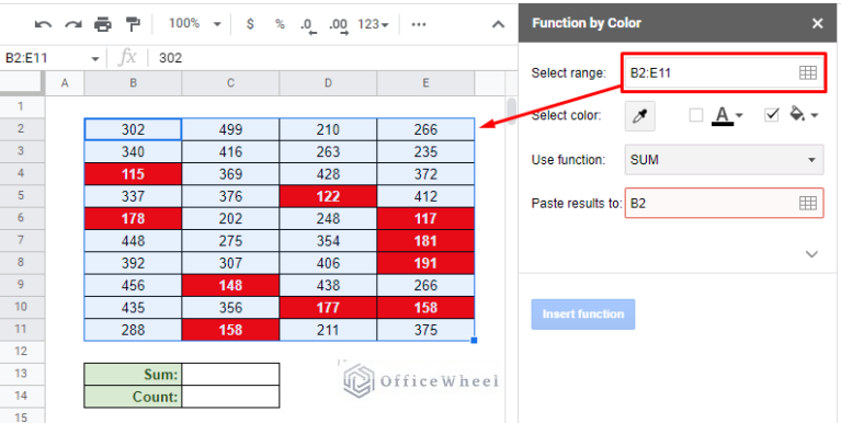 Google Sheets: If Cell Color is Red Then Take Action - OfficeWheel