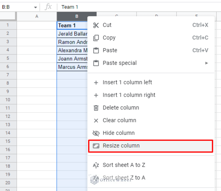 How To Format Cells To Fit Text In Google Sheets 2 Ways OfficeWheel