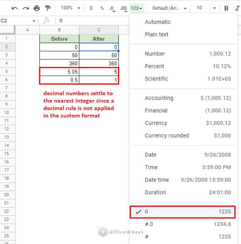 Google Sheets: Custom Number Format (A Comprehensive Guide) - OfficeWheel