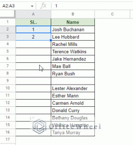 How to Automatically Add Numbers in Google Sheets - OfficeWheel