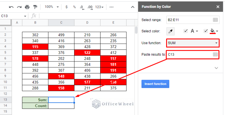 Google Sheets: If Cell Color is Red Then Take Action - OfficeWheel