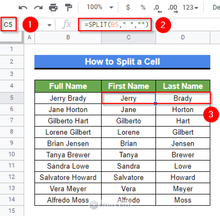 How to Split a Cell in Google Sheets (9 Quick Methods)