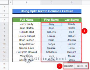 How to Split a Cell in Google Sheets (9 Quick Methods)