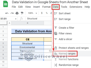 How to Use Data Validation in Google Sheets from Another Sheet