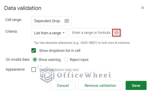 How to Use Data Validation in Google Sheets from Another Sheet