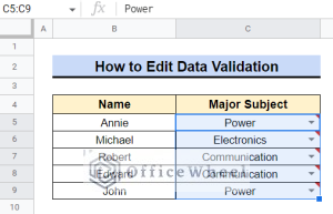 How to Use Data Validation in Google Sheets from Another Sheet