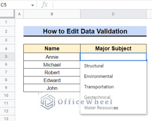 How to Use Data Validation in Google Sheets from Another Sheet