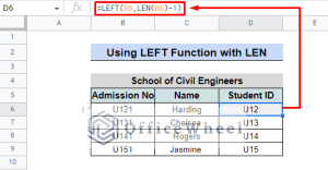 How to Remove First Character in Google Sheets - OfficeWheel