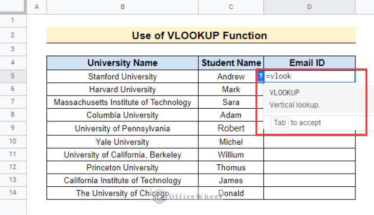 How to VLOOKUP from Another Sheet in Google Sheets (2 Ways)