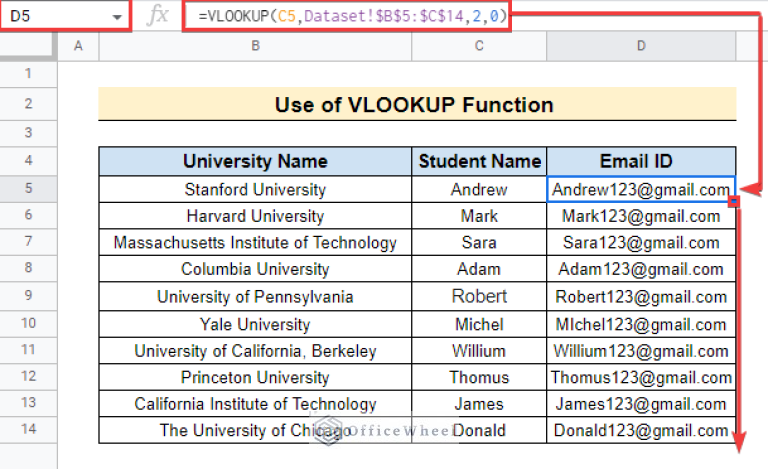 How to VLOOKUP from Another Sheet in Google Sheets (2 Ways)