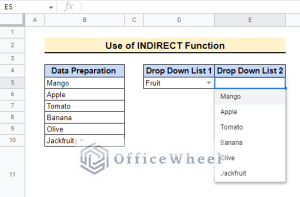 How to Create Conditional Drop Down List in Google Sheets