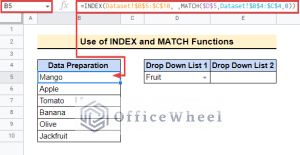 How to Create Conditional Drop Down List in Google Sheets