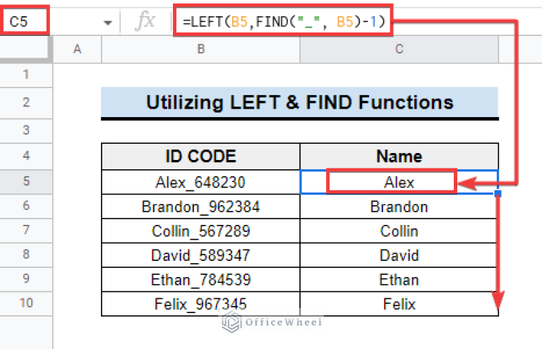 Remove Everything After Character Using Google Sheets Formula