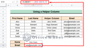 How to VLOOKUP with Multiple Criteria in Google Sheets