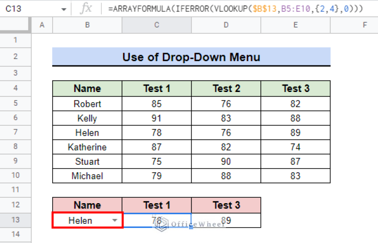 How to Use ARRAYFORMULA with VLOOKUP in Google Sheets