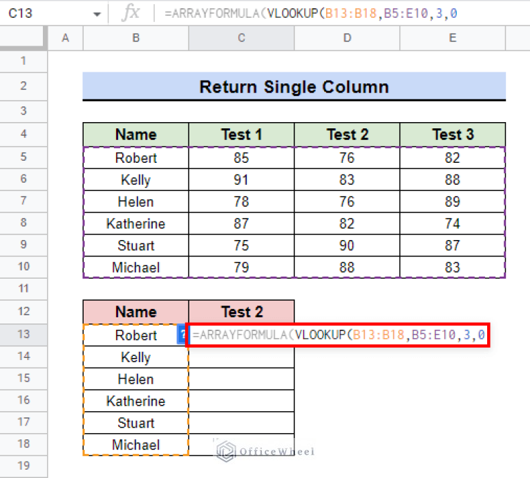 How to Use ARRAYFORMULA with VLOOKUP in Google Sheets