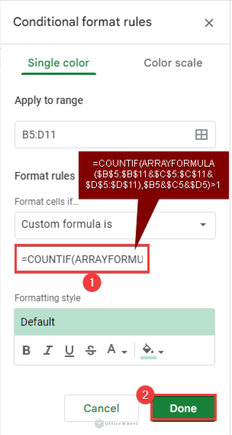 Conditional Formatting Highlight Duplicates in Google Sheets Conditional Formatting Highlight Duplicates in Google Sheets