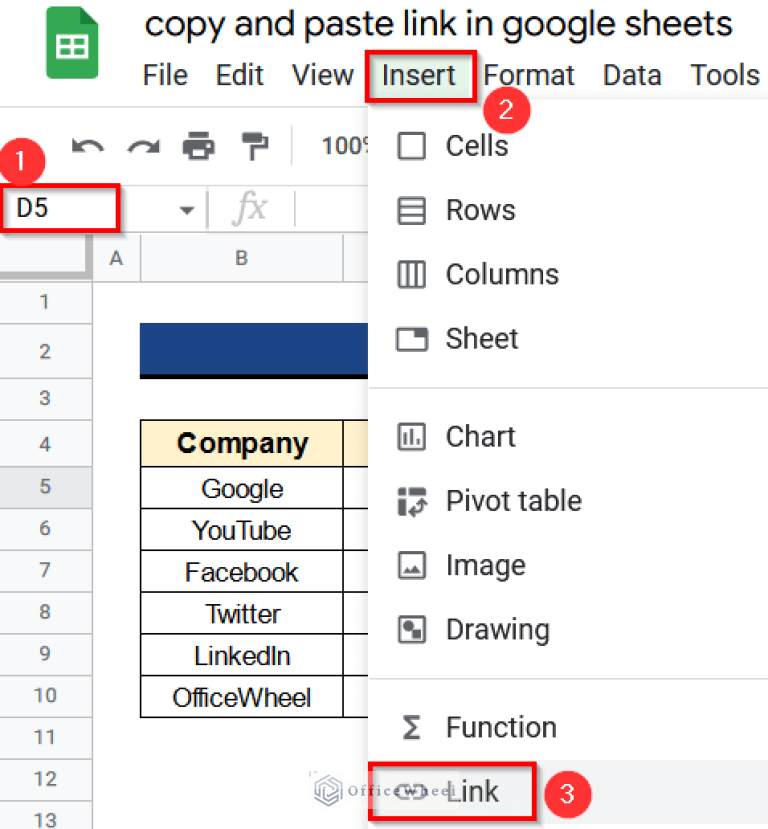 How to Copy and Paste Link in Google Sheets (6 Quick Methods)