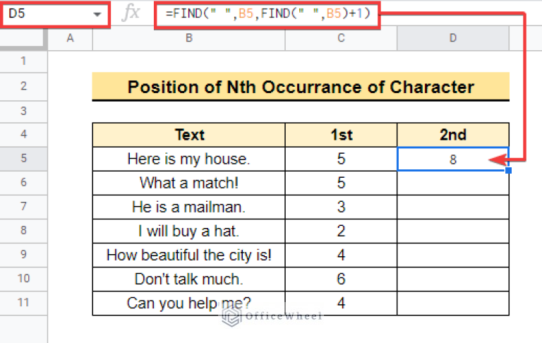 How to Use FIND Function in Google Sheets (5 Useful Examples)