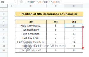 How to Use FIND Function in Google Sheets (5 Useful Examples)
