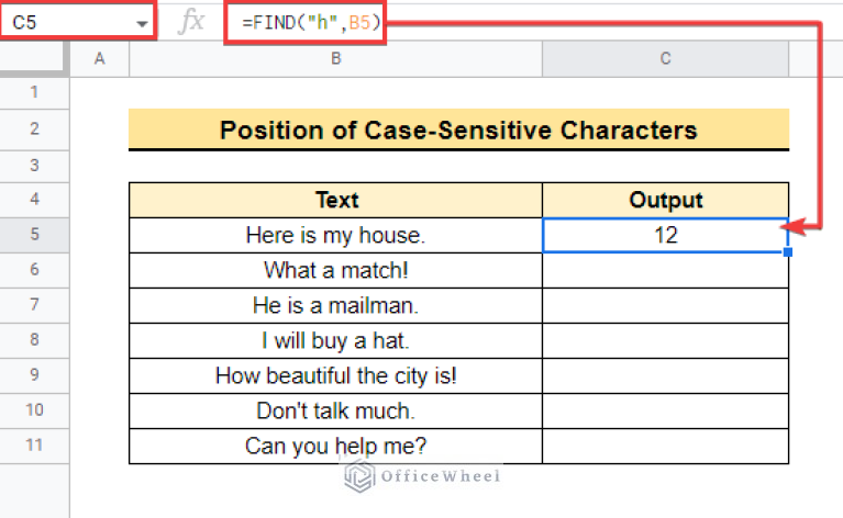 How to Use FIND Function in Google Sheets (5 Useful Examples)