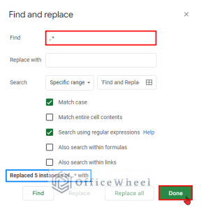 How to Remove Text after Character in Google Sheets (5 Methods)