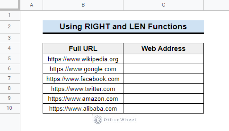 How to Use RIGHT Function in Google Sheets (6 Suitable Examples)