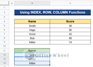 Transpose Multiple Rows into One Column in Google Sheets