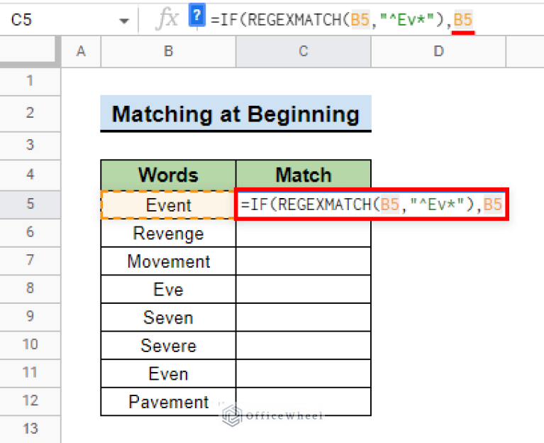How to Use Wildcard with IF Condition in Google Sheets (3 Ways)