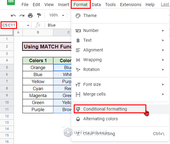 Highlight Duplicates In Two Columns In Google Sheets 2 Ways 