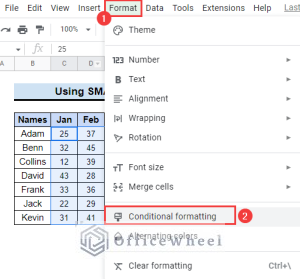 Highlight Lowest Value in Row in Google Sheets (2 Easy Ways)