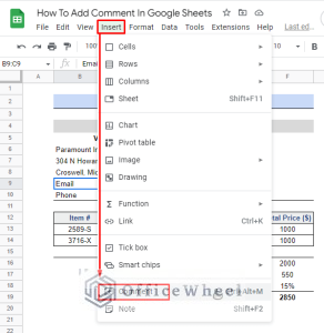 How To Add Comment in Google Sheets (3 Suitable Ways)