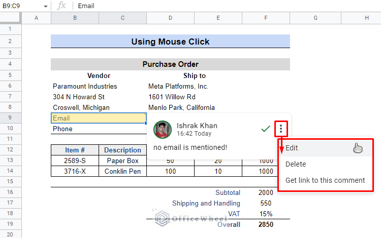 How To Add Comment In Google Sheets 3 Suitable Ways 