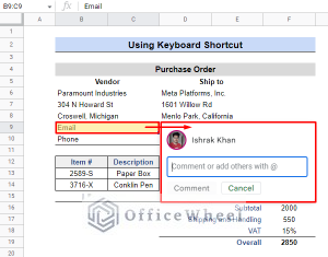 How To Add Comment in Google Sheets (3 Suitable Ways)