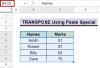 How to Change Columns to Rows in Google Sheets (3 Easy Ways)