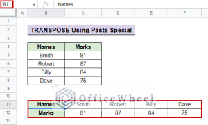 How to Change Columns to Rows in Google Sheets (3 Easy Ways)