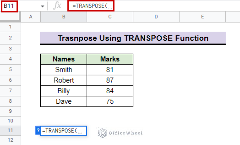 How to Change Columns to Rows in Google Sheets (3 Easy Ways)