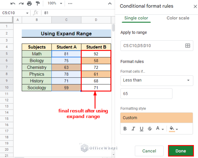 How To Copy And Paste Conditional Formatting In Google Sheets