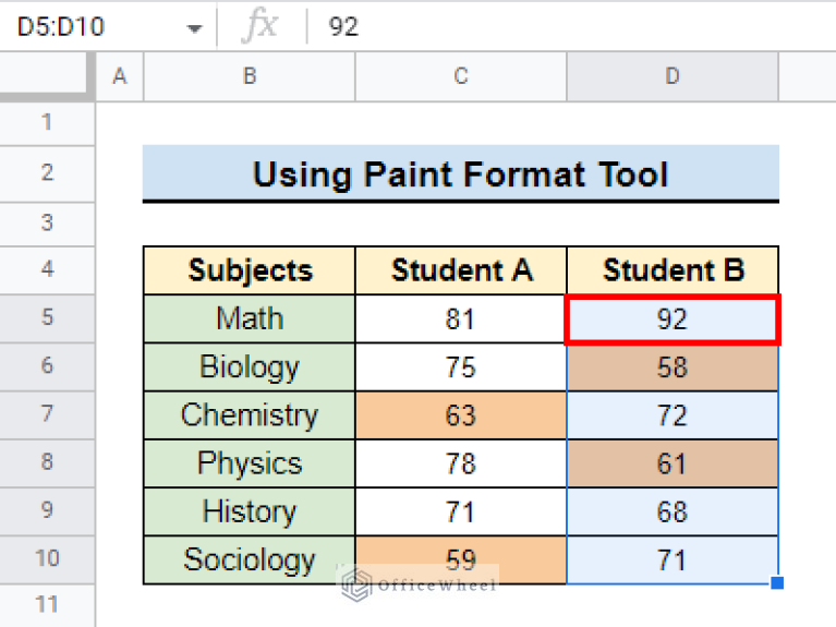 How To Copy And Paste Conditional Formatting In Google Sheets