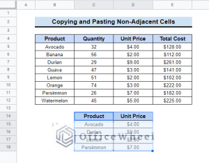 How to Copy and Paste Multiple Cells in Google Sheets (4 Ways)