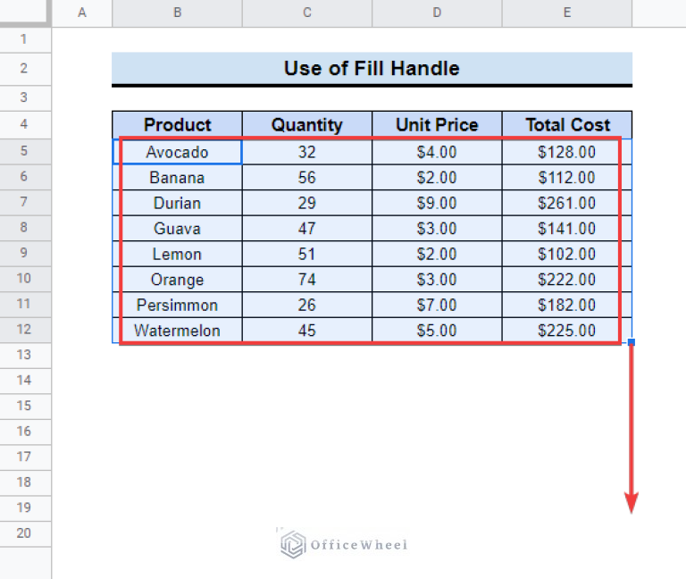 How To Copy And Paste Multiple Cells In Google Sheets 4 Ways 