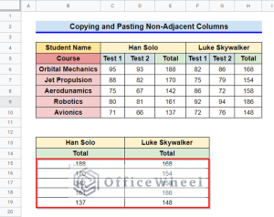 How to Copy and Paste Multiple Columns in Google Sheets