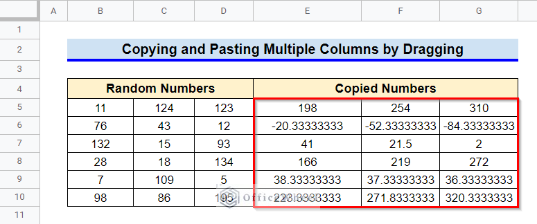  How To Copy And Paste Multiple Columns In Google Sheets 